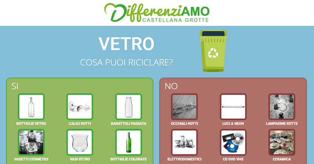 DifferenziAMO - Vetro